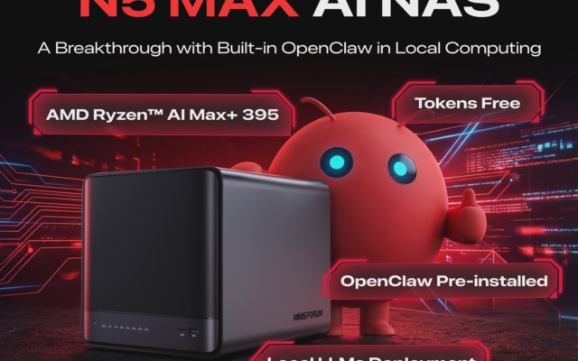 Minisforum N4 Brings Intel Wildcat Lake to a 4-Bay NAS — Lunar Computer